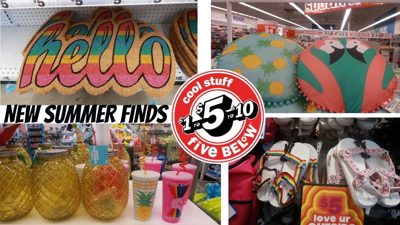 NEW FINDS* FIVE BELOW/ SUMMER 2020 - YouTube