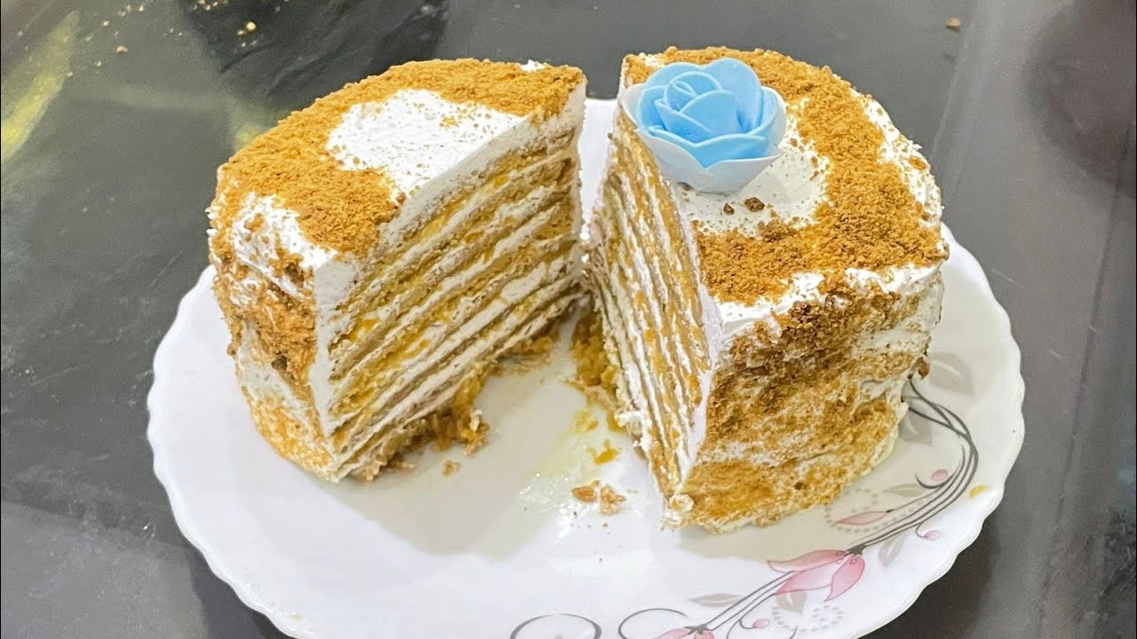 RUSSIAN HONEY 🍯 CAKE RECIPE LULU'S VLOGS - YouTube
