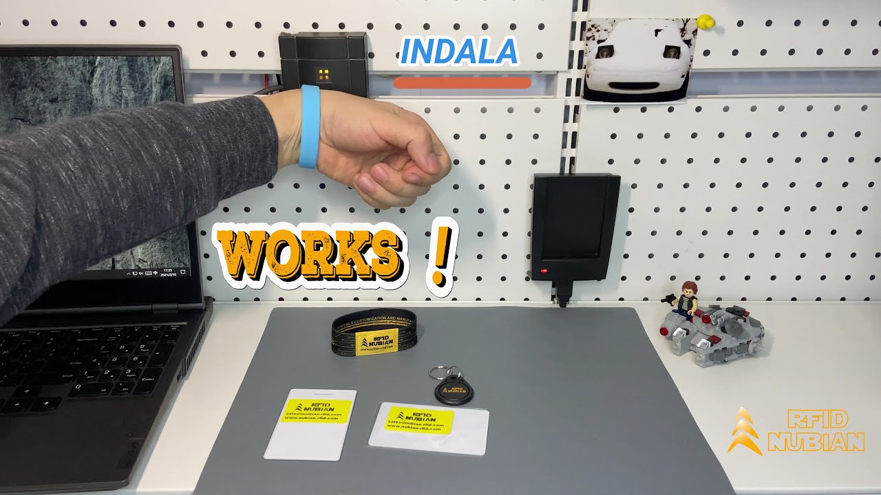 RFID Silicone Wristband for INDALA reader compatible with FlexCard ...