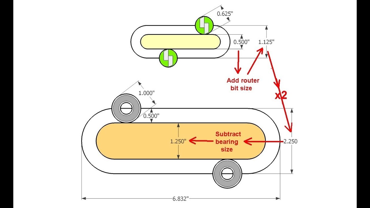 Tenon template for the pantorouter - YouTube