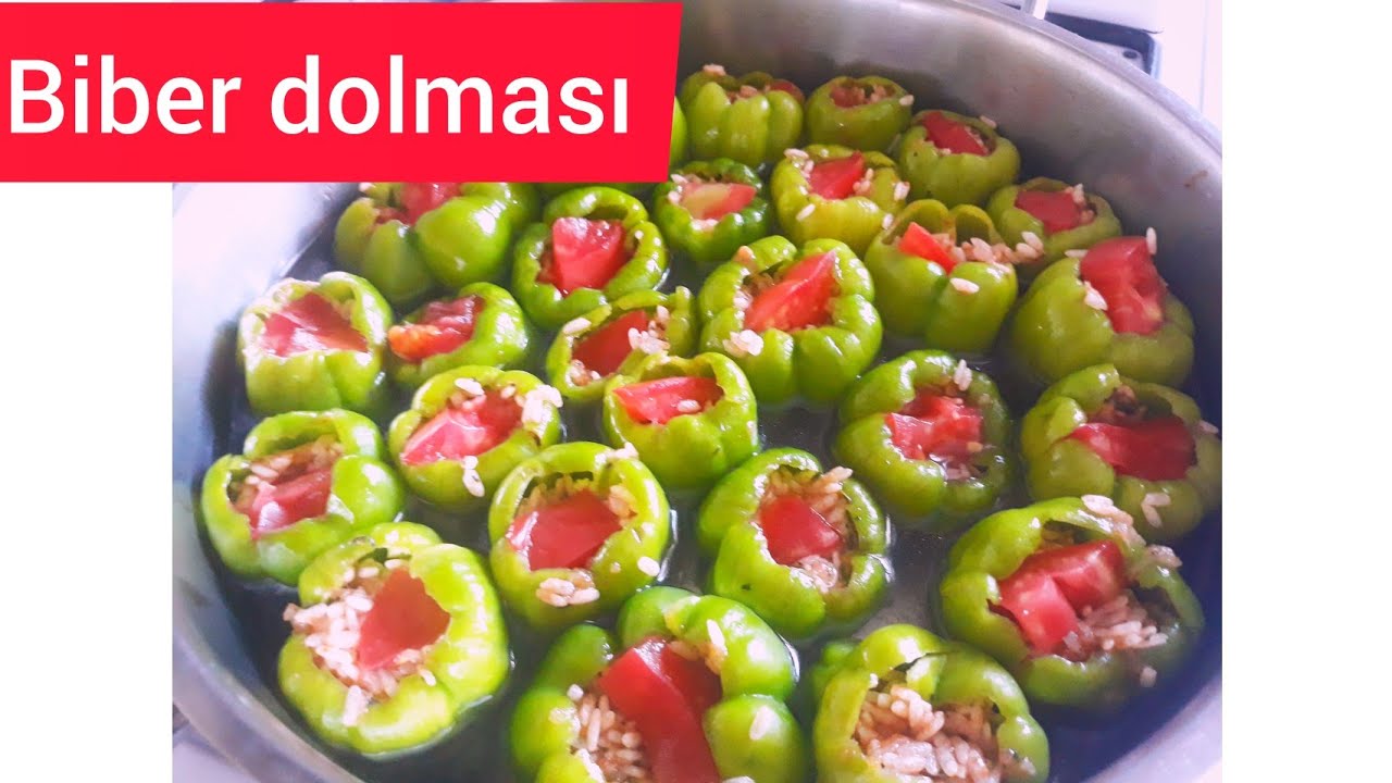 #dolmabiberitarifi#nefisyemektarifleri DOLMA BİBERİ NASIL YAPILIR TÜM ...