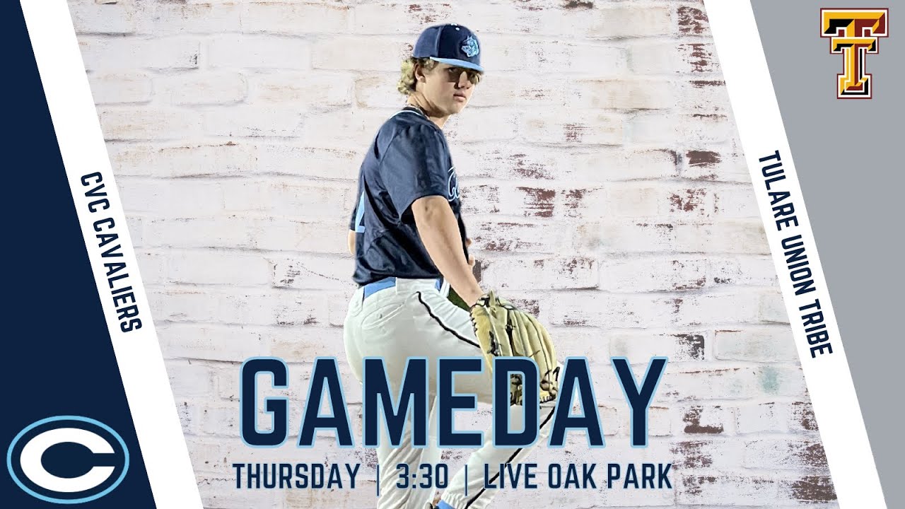 Varsity Baseball vs Tulare Union - YouTube