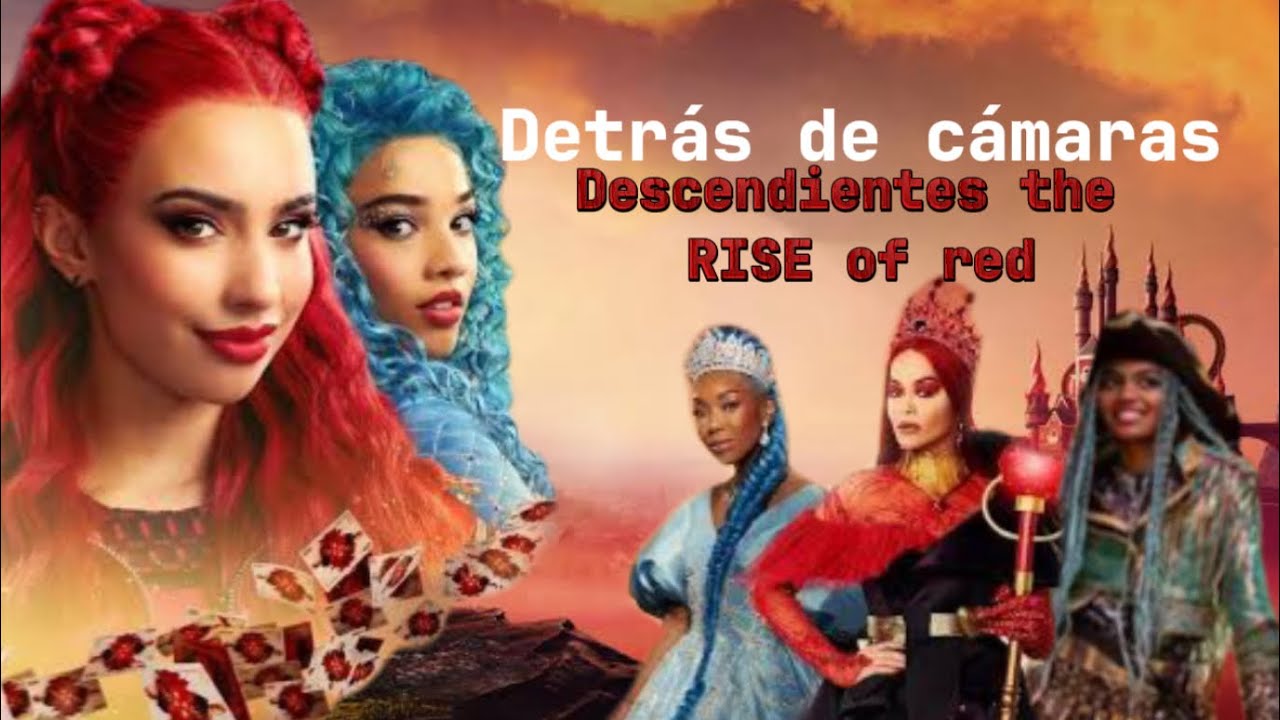 DISNEY FAMILY | DETRÁS DE CÁMARAS | DESCENDIENTES THE RISE OF RED - YouTube