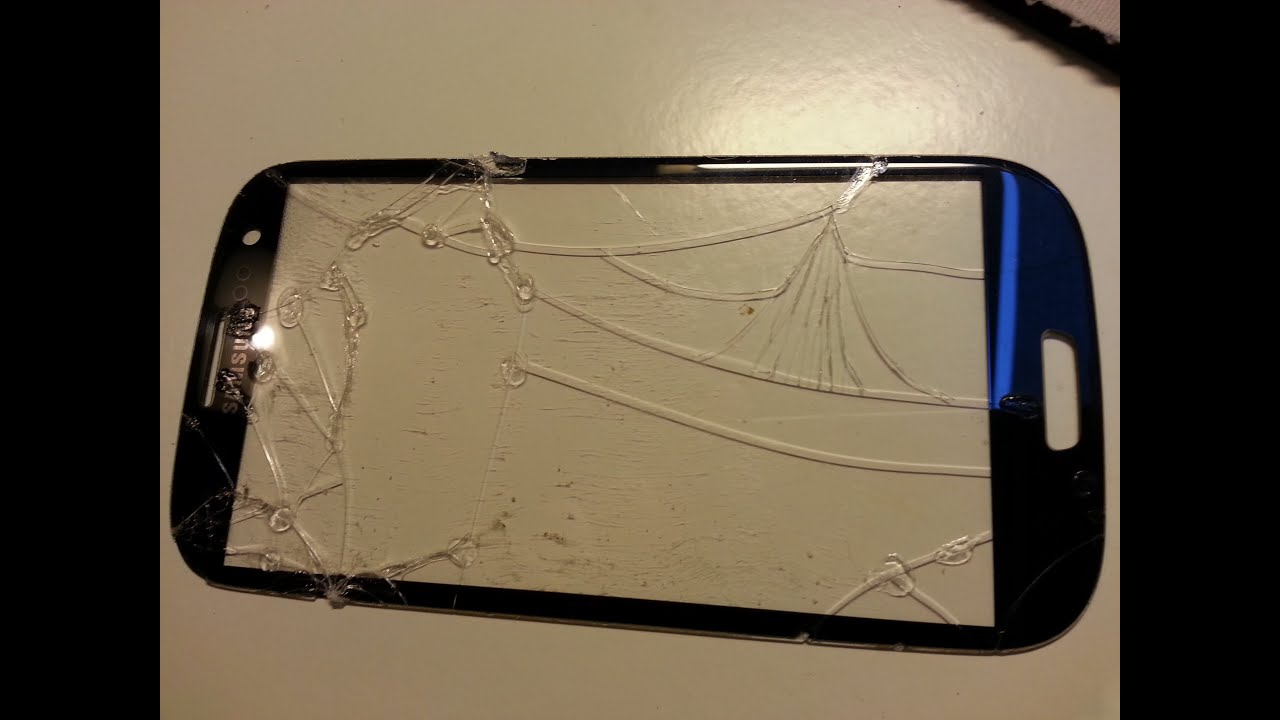 Samsung galaxy s3 cracked screen replacement DIY - YouTube