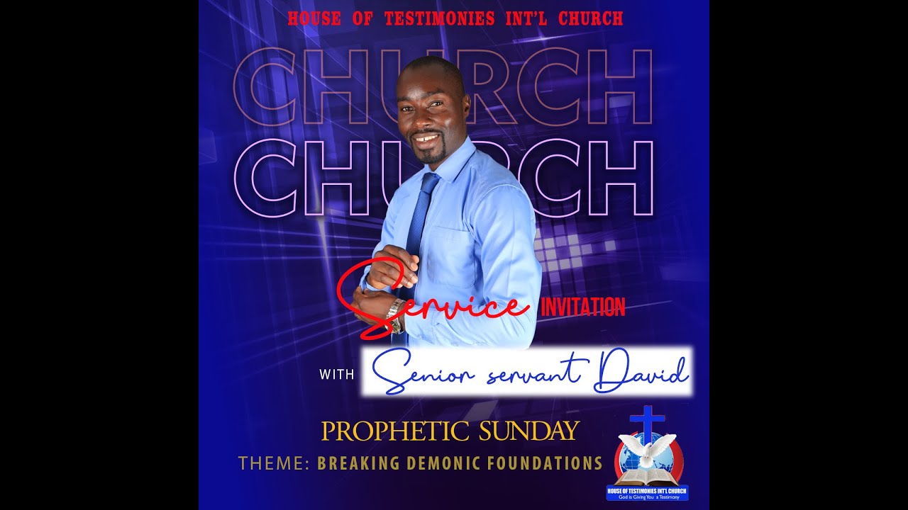 PROGRAM RE-BROADCAST. with SENIOR SERVANT DAVID - YouTube