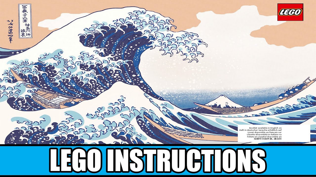 LEGO Instructions | Art | 31208 | Hokusai - The Great Wave - YouTube