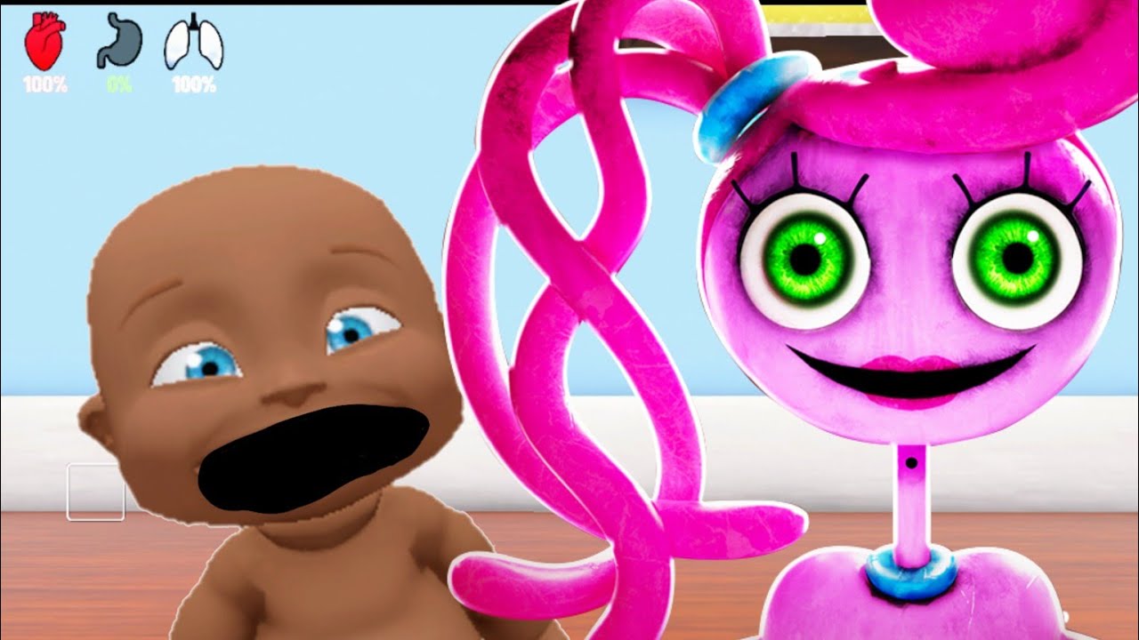 BABY ESCAPE MOMMY LONG LEGS - YouTube