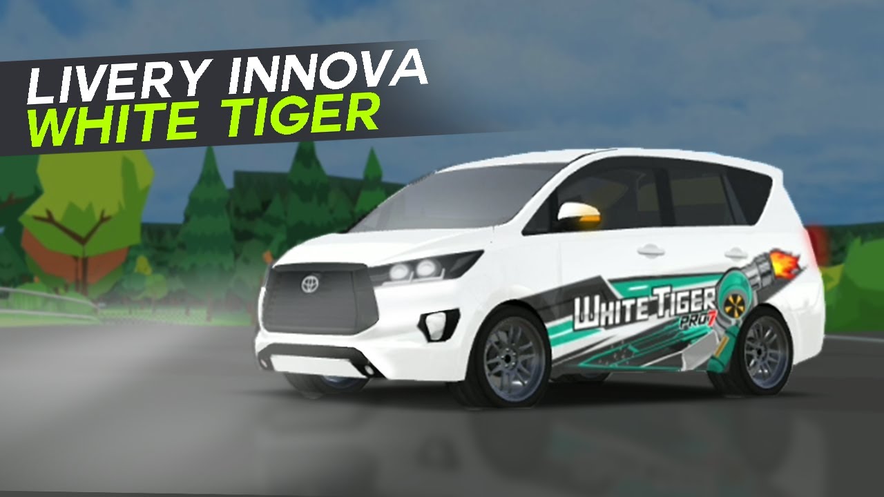 SHARE!!! Livery Innova Vnt White Tiger🐅for Fr Legends, Clean Look!!😎 ...