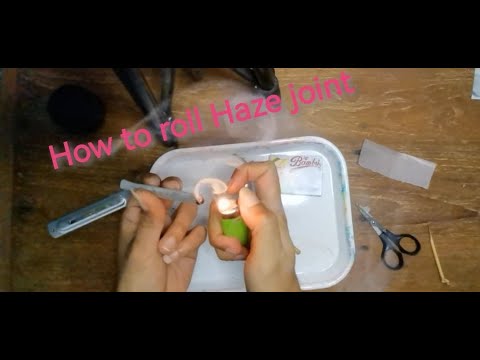 วิธีดูดแฮช Joint. How to roll Hashish joint - YouTube