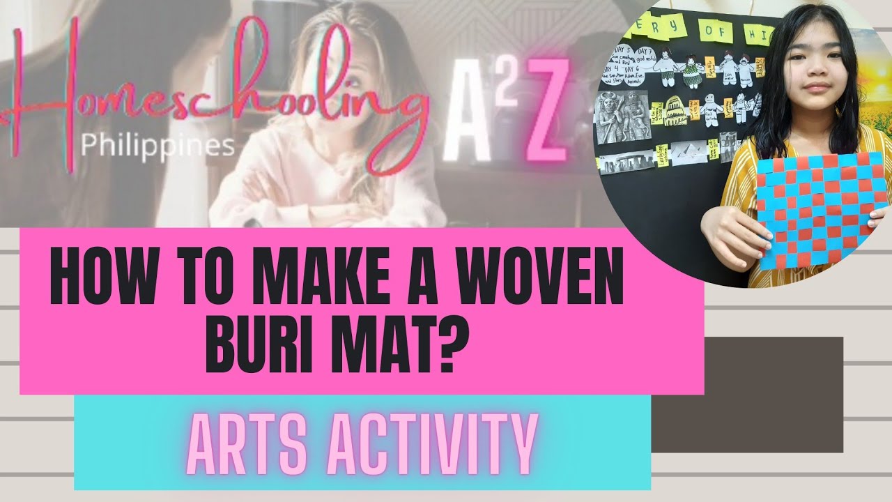 Homeschool Art Activity - How to make a Buri Mat. - YouTube