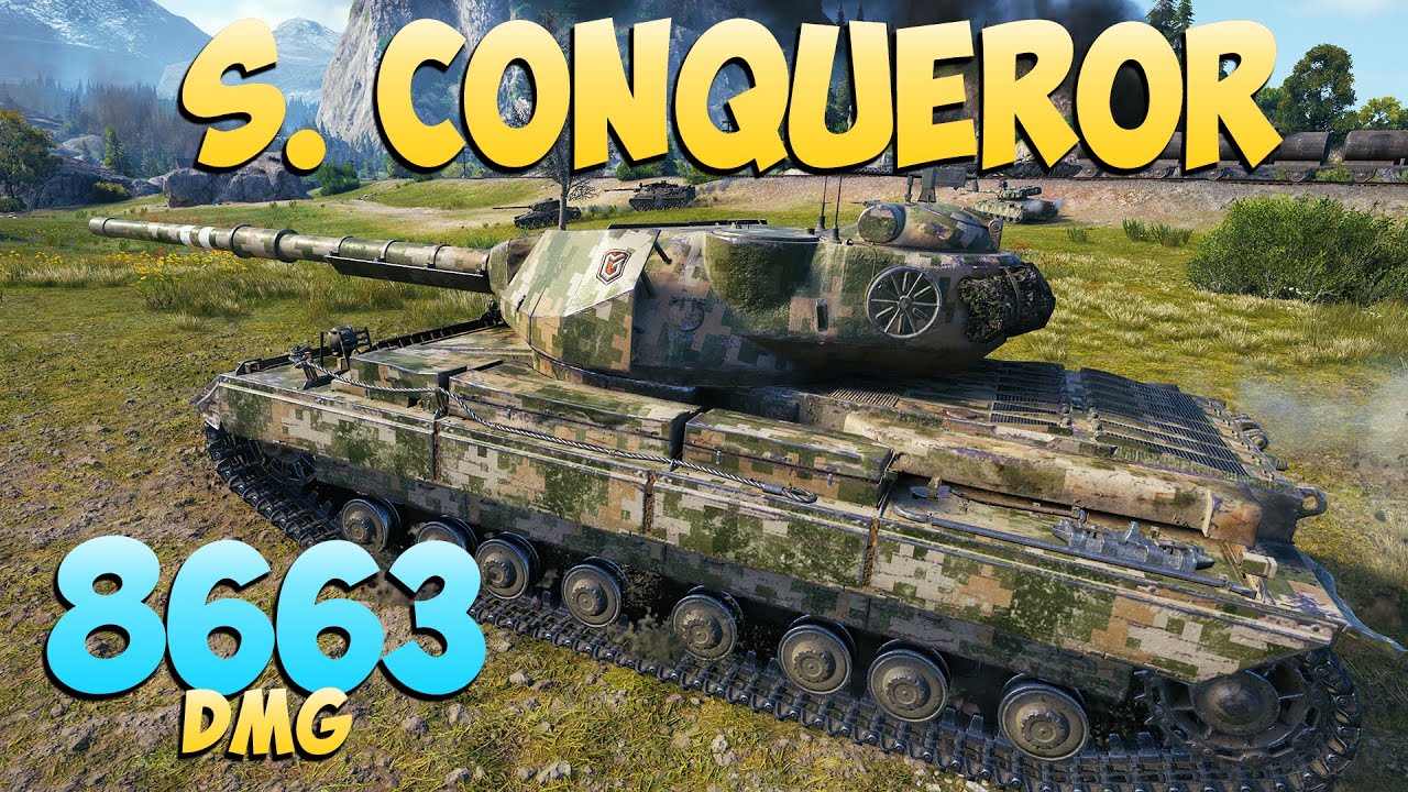 S. Conqueror - 5 Kills 8.6K DMG - Obviously good! - World Of Tanks ...