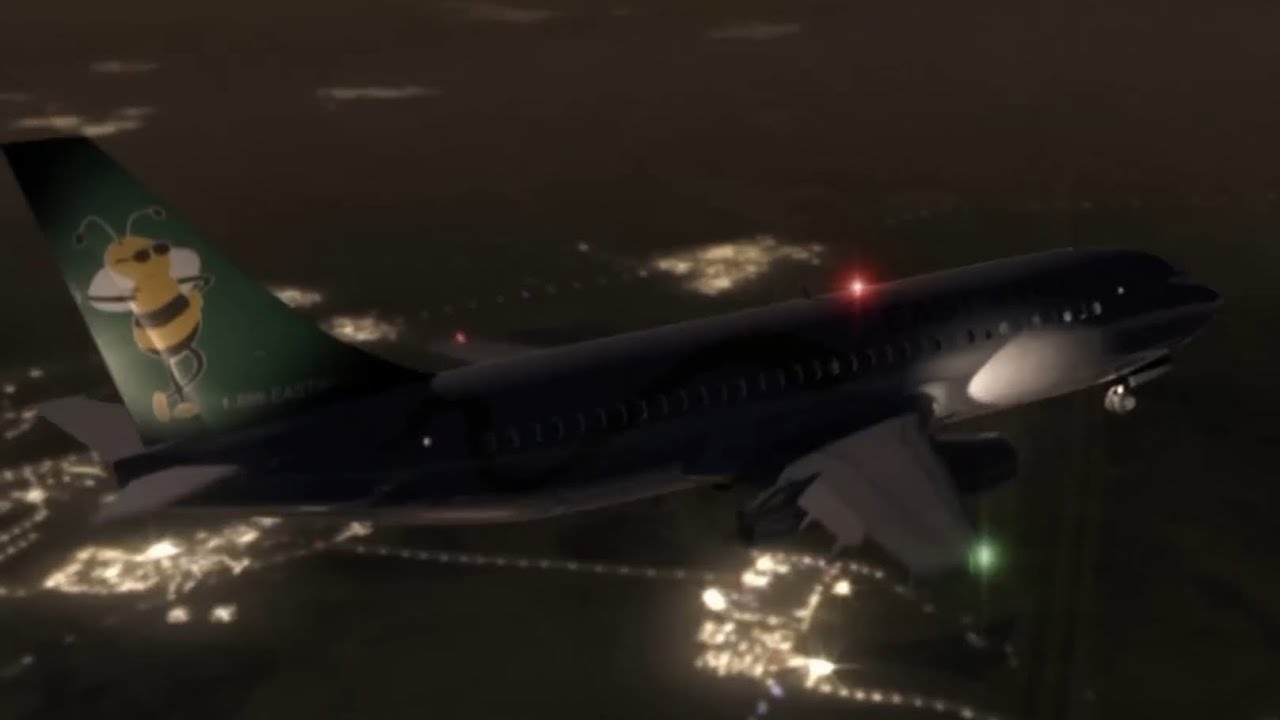 Eastwind Airlines Flight 517 Rudder Hard-Over & Landing Animation - YouTube