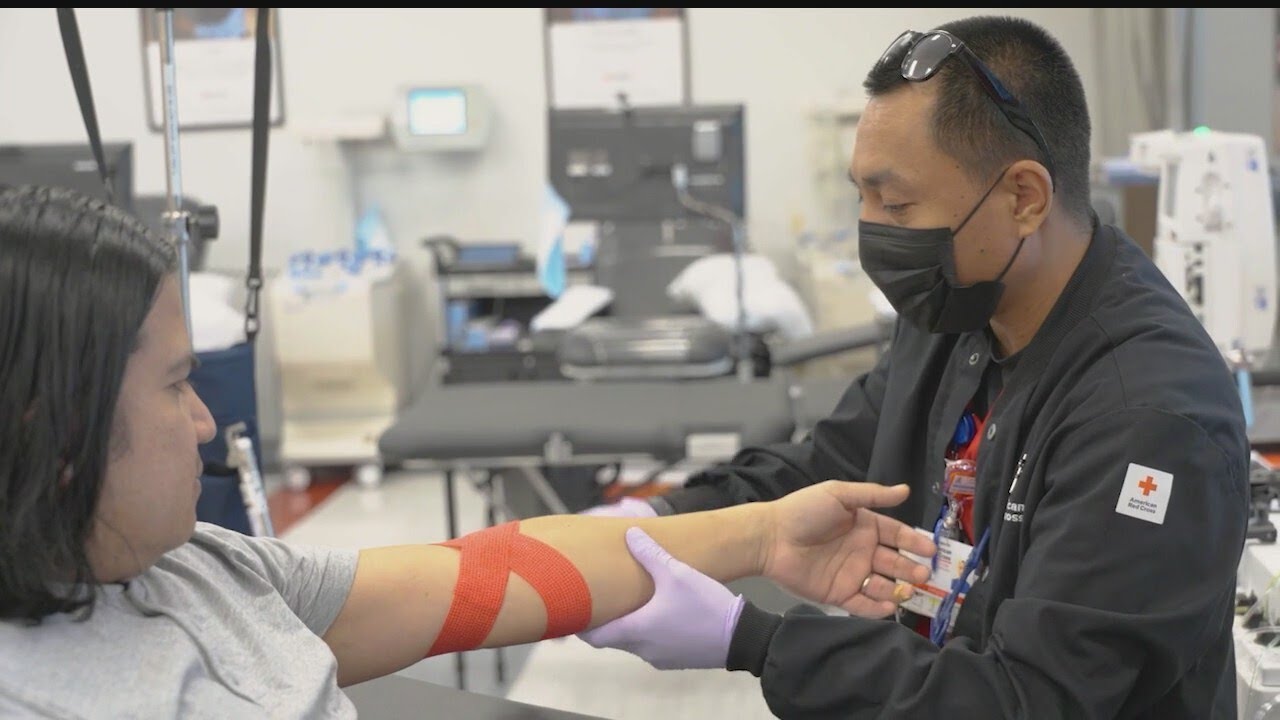 Red Cross says blood shortage growing in severity - YouTube