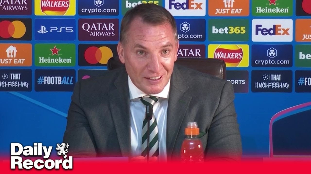 Brendan Rodgers press conference following ‘beautiful’ Champions League ...