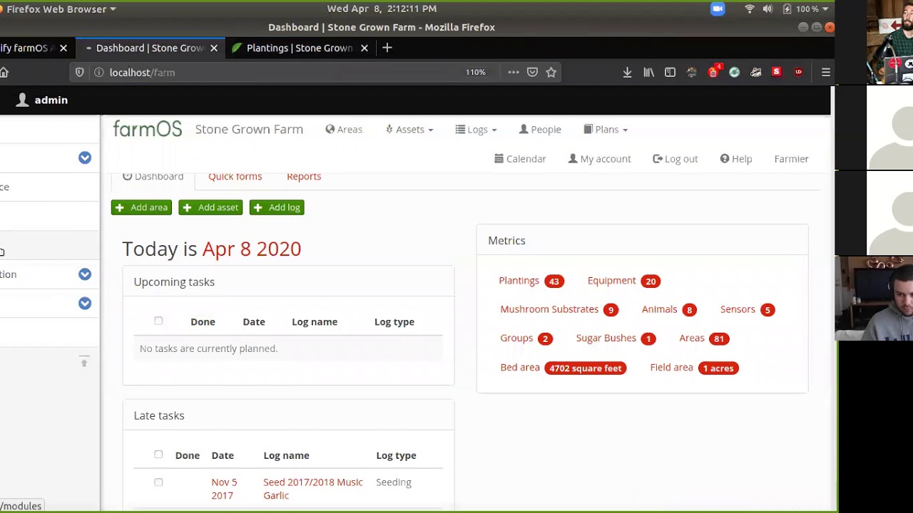 Developing farmOS, Part 1 - farmOS Monthly Call, April 2020 - YouTube
