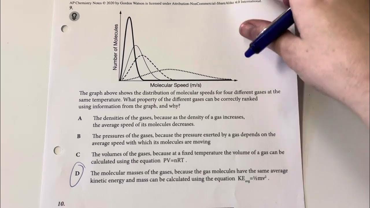 AP Chemistry Unit 3.5 Practice Problems - Kinetic Molecular Model - YouTube