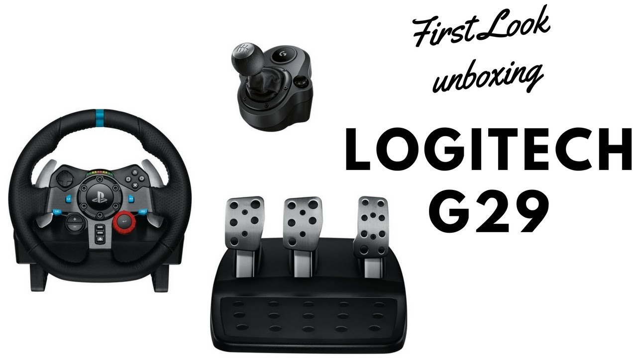 Logitech G29 Unboxing First Look - YouTube