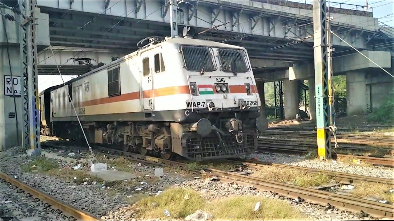 (18237) Chhattisgarh Express (Gevra Road - Amritsar) With (AJNI) WAP7 ...