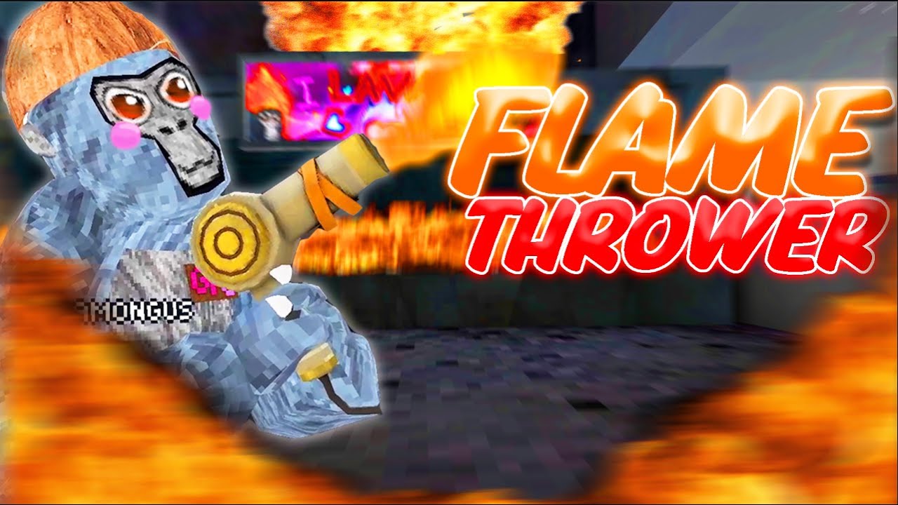 GORILLA TAG ADDED A FLAMETHROWER?!?! (Unreleased Cosmetics) - YouTube