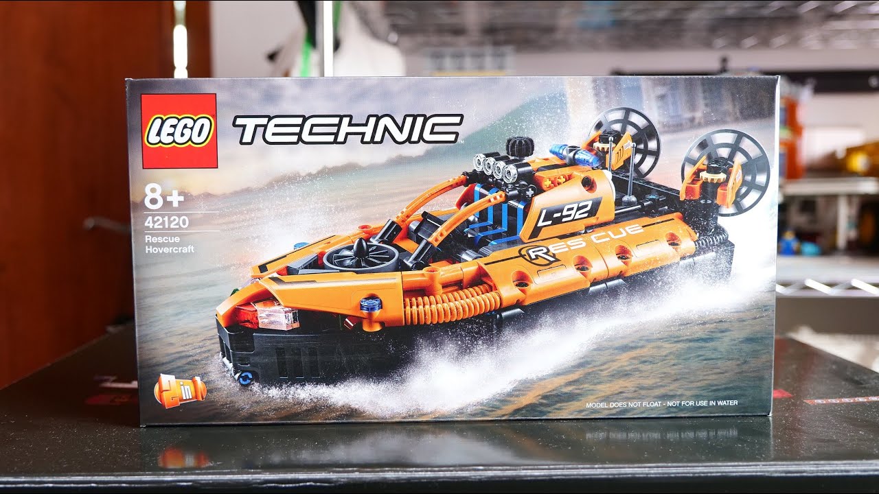樂高機械組42120救援氣墊船🚢 | LEGO Technic 42120 Rescue Hovercraft | Quick Build ...