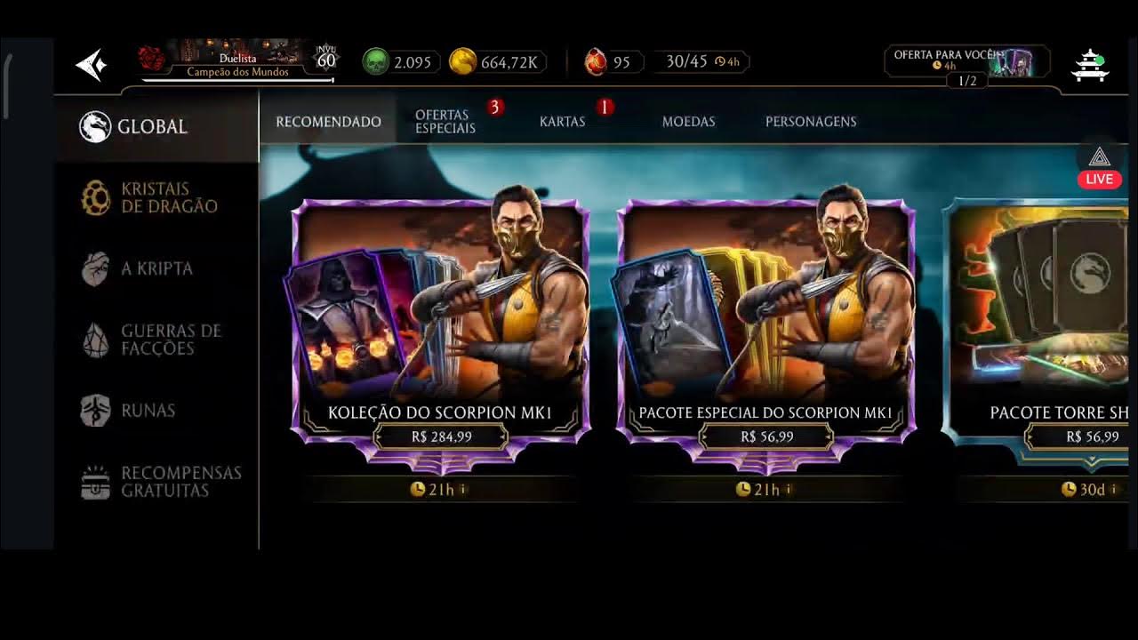 Transmissão ao vivo de live do imperador - YouTube