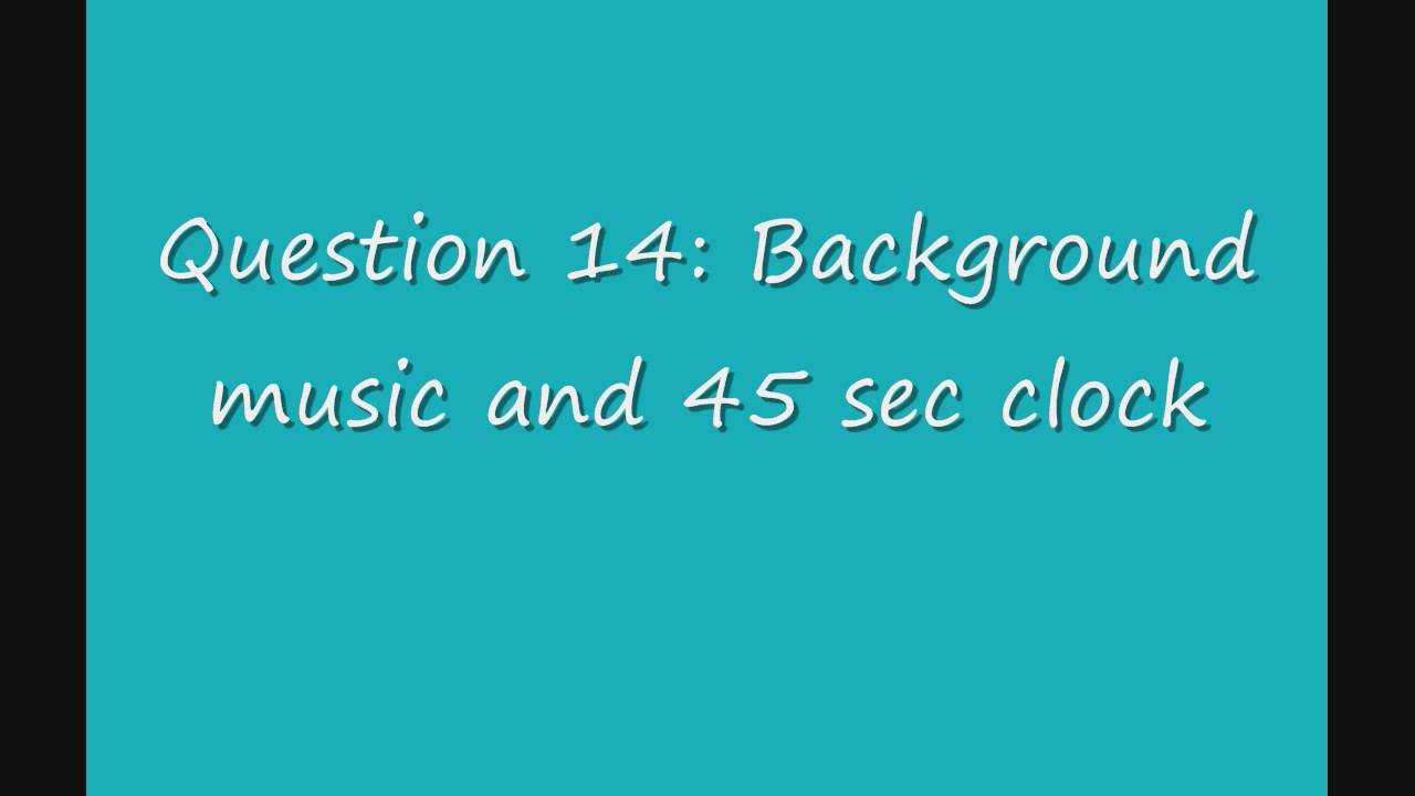 WWTBAM Season 7 USA Question Clocks - YouTube
