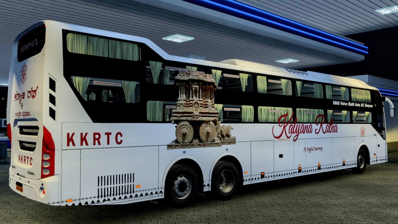 KKRTC Kalyana Ratha | Volvo 9600 Sleeper bus mod | Lynx modding ets2 ...