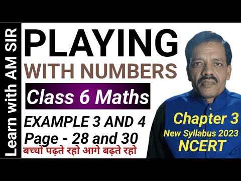Class 6 Maths Playing with Numbers | Class 6 Maths Chapter 3 Example 3 ...