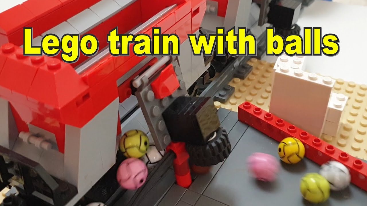 GBC Lego train with balls - YouTube