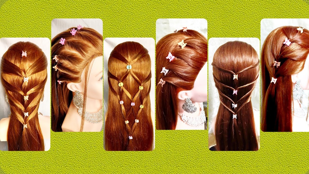 Trending Mini Claw Clip Hairstyles/Cute and Easy Front Hairstyles with ...