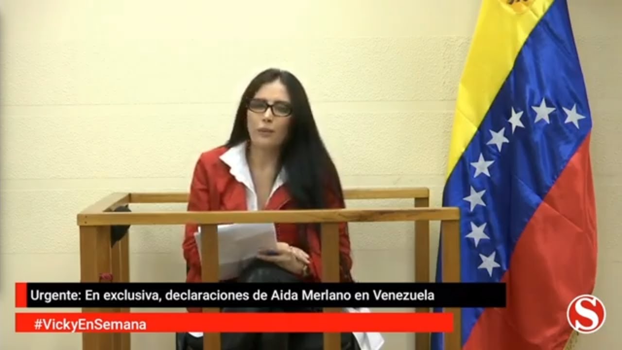 El video de la ex senadora Aída Merlano declarando en Caracas | Vicky ...