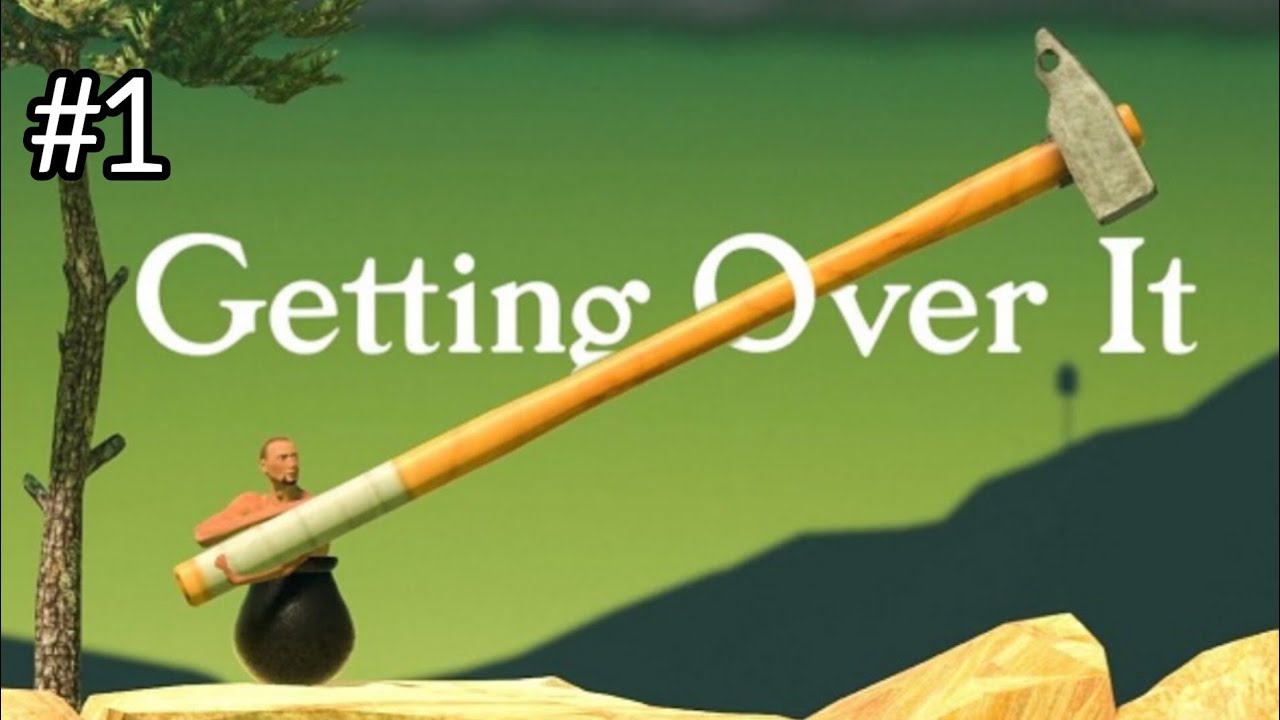 Getting Over It Mobile Gameplay #1 First Gaming Video #gaming # ...