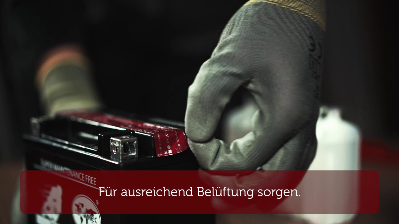 Wartungsfreie Batterie Wasser Nachfã¼llen