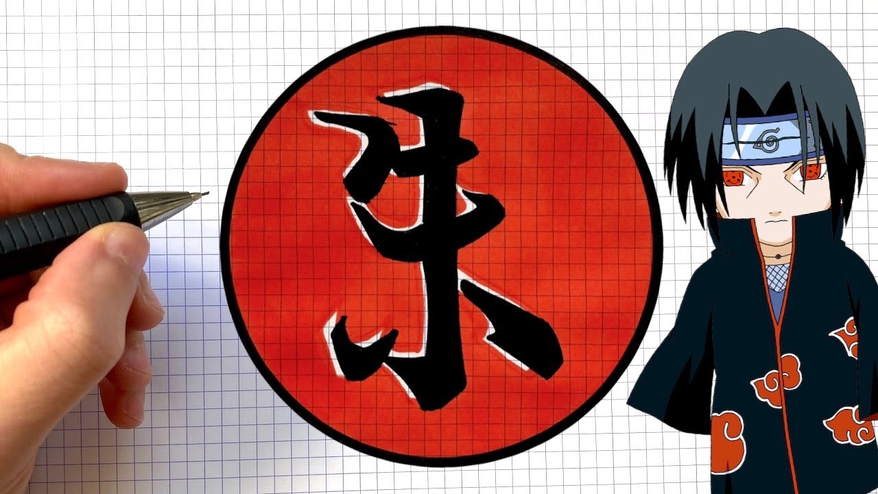 HOW TO DRAW ITACHI KANJI - NARUTO - YouTube