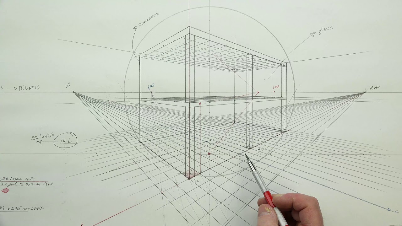 FORMAL LINEAR PERSPECTIVE: END SECTION THREE-EX#35 - YouTube