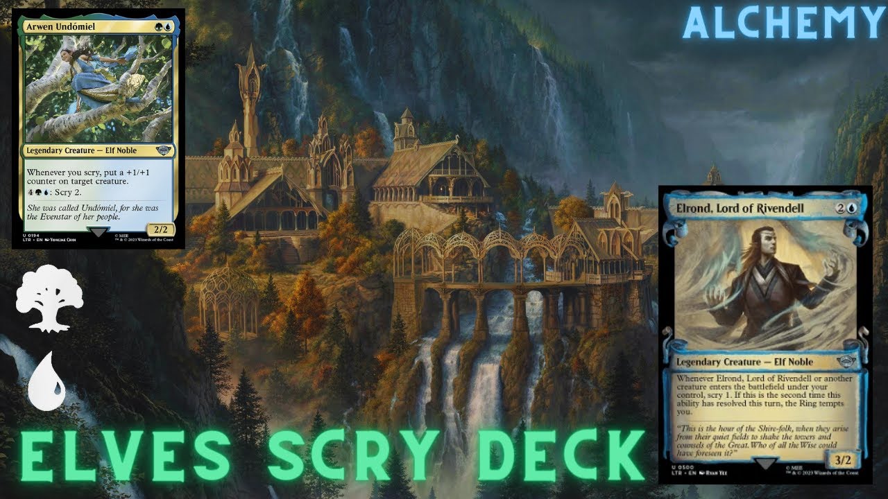 Those Elves are CRAZY good | Elves Scry Deck Check | Game Analysis | MTG Arena Lord of the Rings ...