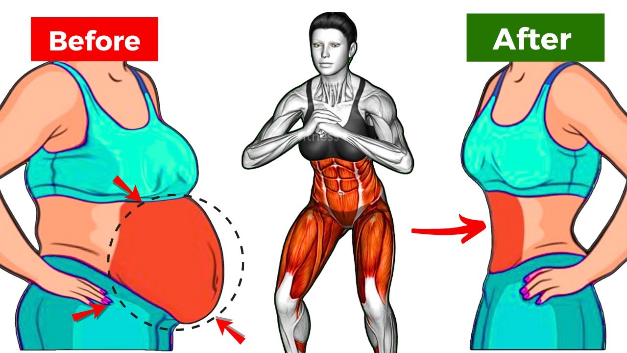 15- Stomach Workout Exercises to Lose Belly Fat | Tone Your Abs and ...