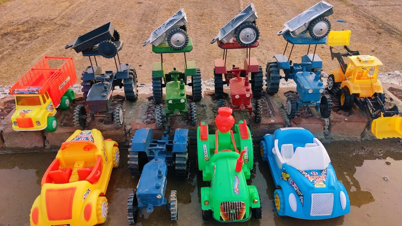 Diy mini tractor heavy trolley fruit Full loading | safety forest bad ...