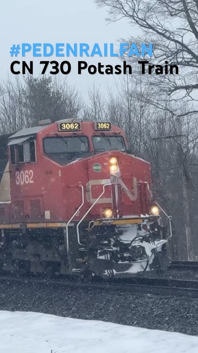 CN B730 Potash Train - YouTube