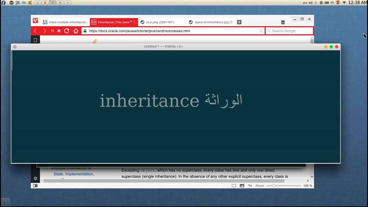 106 Java intro Inheritance الوراثة جافا - YouTube