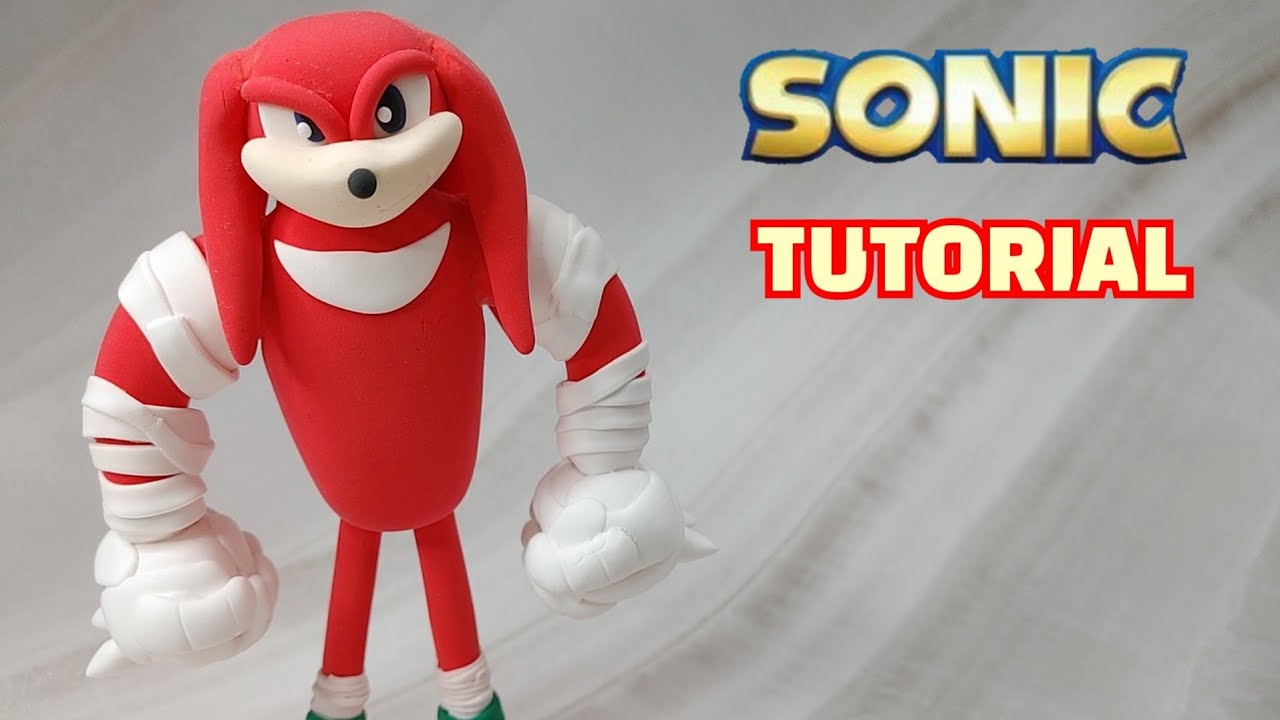 [소닉] 클레이로 너클즈 만들기 / How to make KNUCKLES with Clay - YouTube