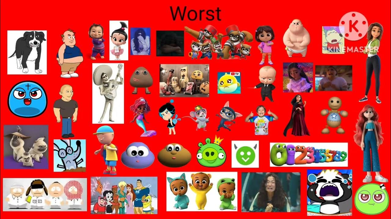 My best to worst characters list V4 - YouTube