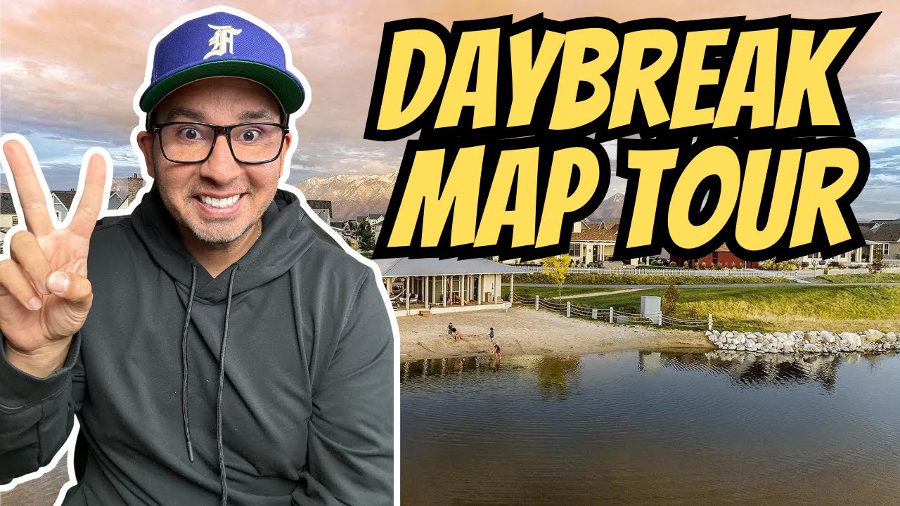 Living in Daybreak | Daybreak MAP TOUR | Living in Salt Lake City Utah ...
