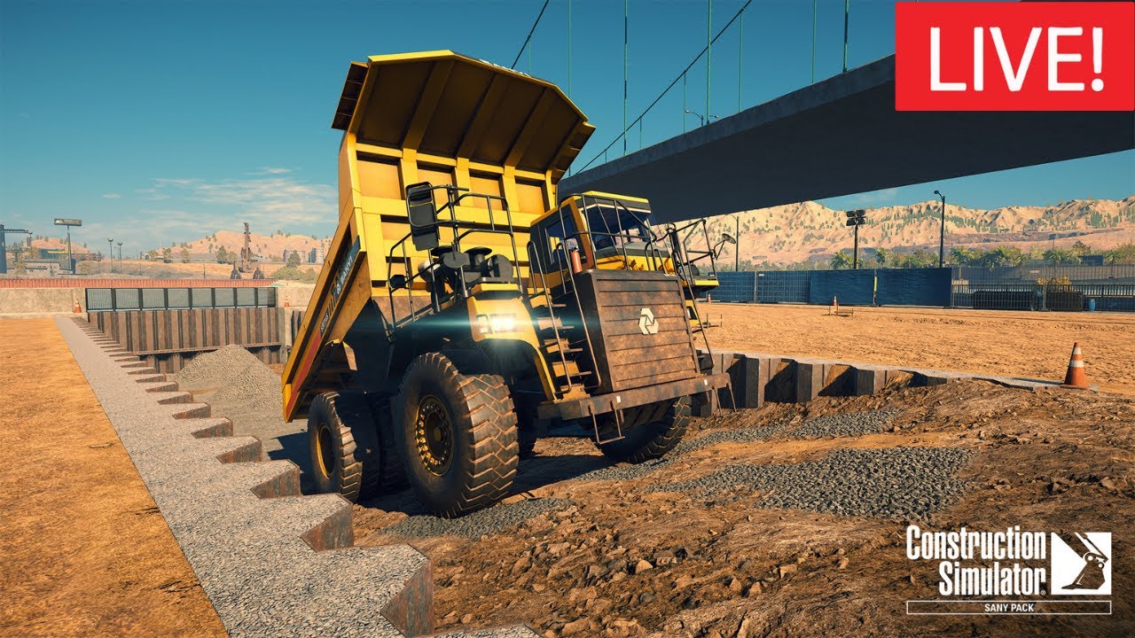 🔴LIVE: NEW VEHICLES AND GARAGE UPGRADES!! | Construction Simulator ...