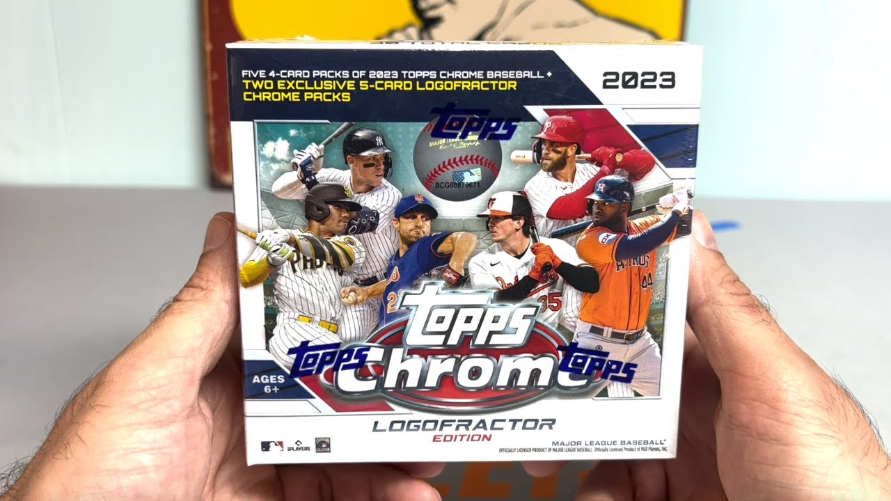 2023 Topps Chrome Logofractor Box - Release The Kraken!!!!! - YouTube