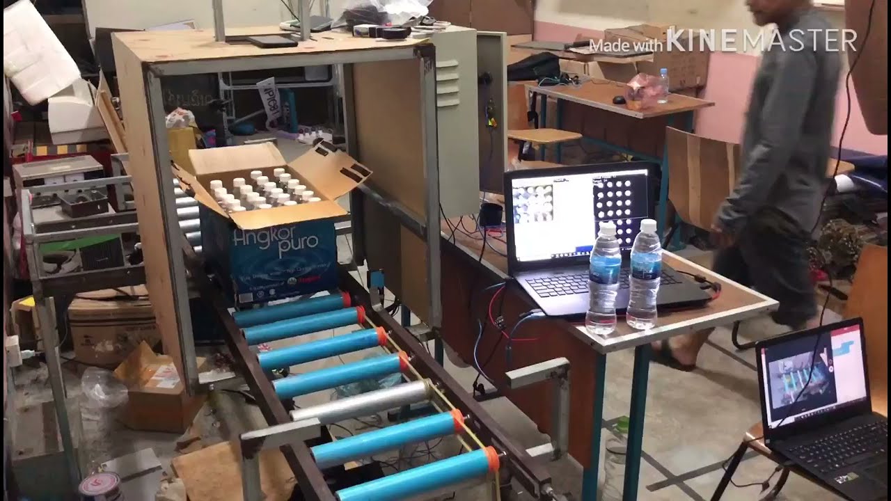 Machine Vision Based on Bottle inspection | រៀន Automation - YouTube