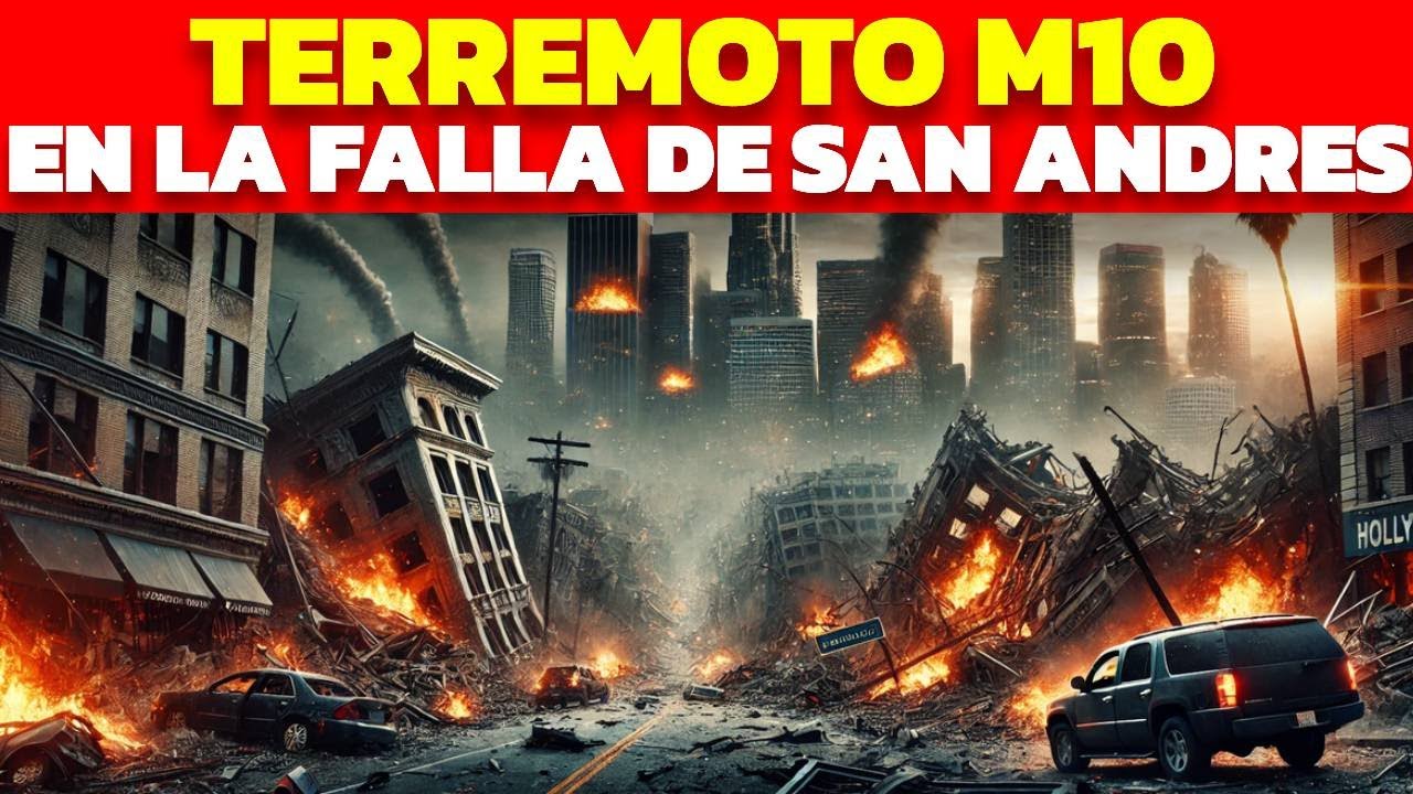 ESTO CAUSARIA EL TERREMOTO M10 EN LA FALLA DE SAN ANDRES CON TODOS LOS ...
