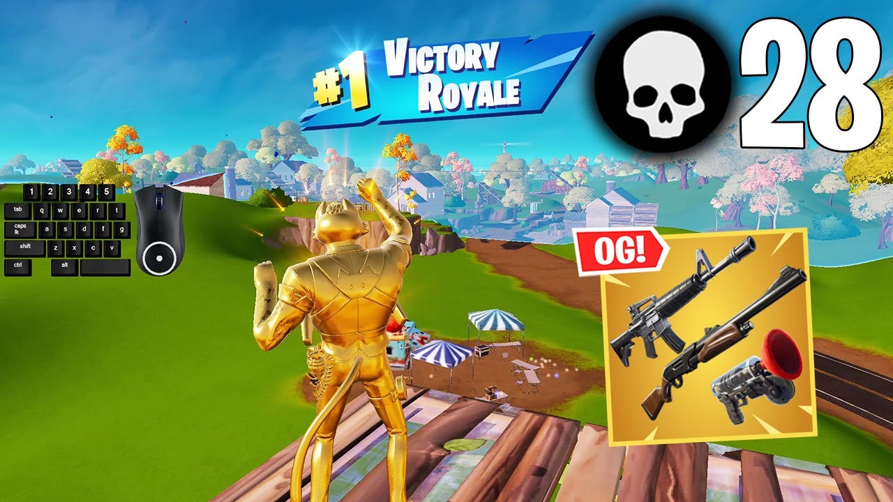 28 Elimination Solo Vs Squads Win Gameplay (Fortnite Chapter 2 Remix ...