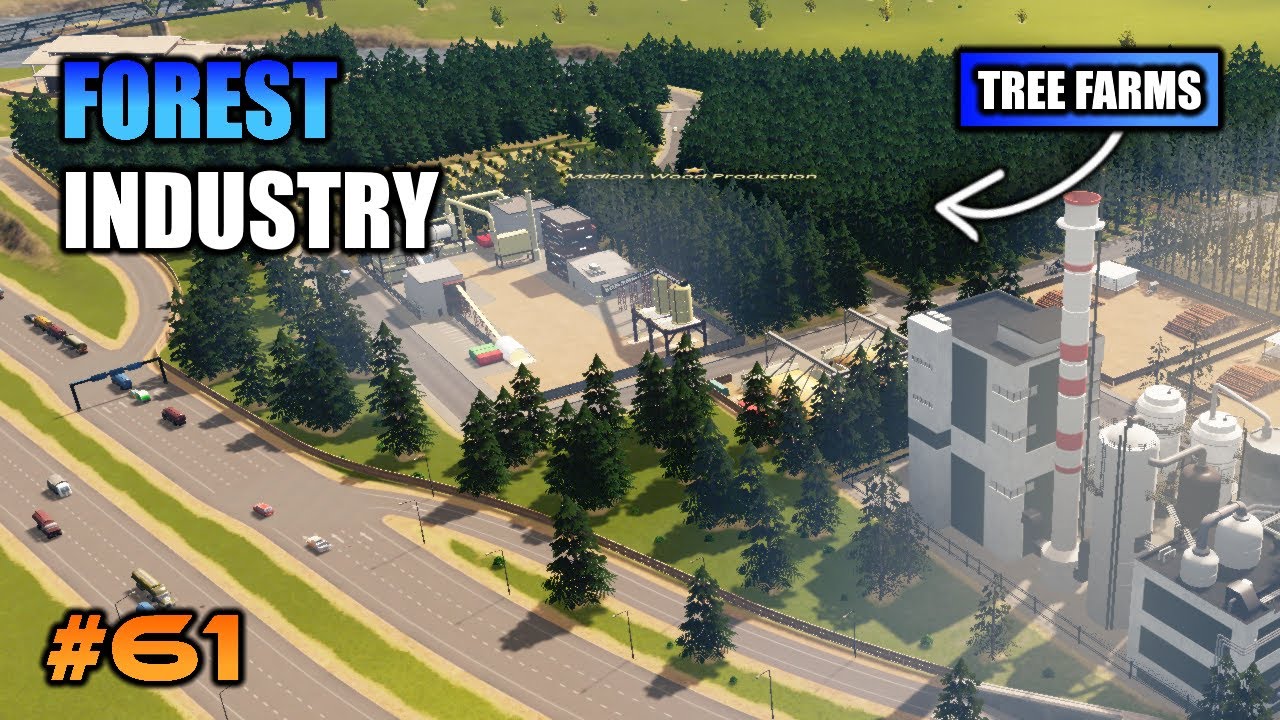 Starting with the Forest Industry Area | Ruberd Cities Skylines - YouTube
