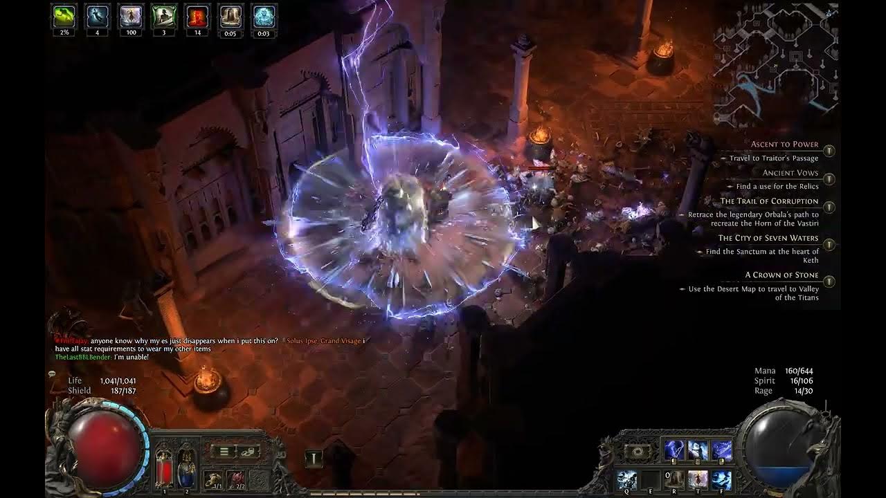 Path of Exile 2 ACT 2 Part 7: Cruelty Difficulty Monk Walkthrough The Trail of Corruption Quest ...